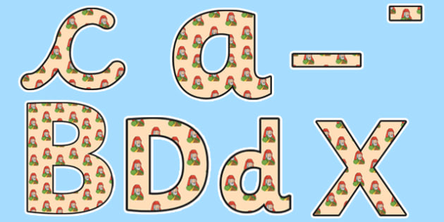 FREE! - William Caxton Themed Display Lettering