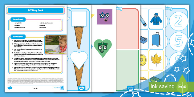 DIY Busy Book (teacher made)