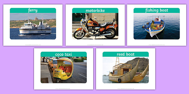 👉 Transport Display Photos (teacher made)