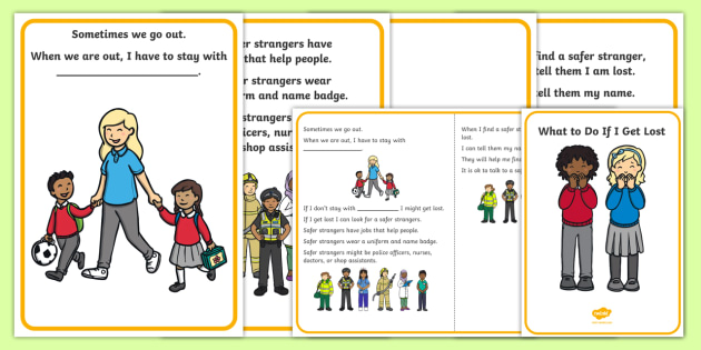 What to Do If I Get Lost Social Situation (teacher made)