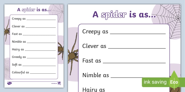 Spiders Templates | twinkl.com.au