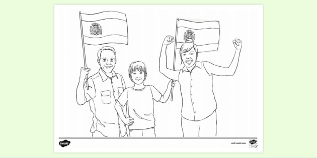 FREE! - Printable Spain Colouring Page | Colouring Sheets