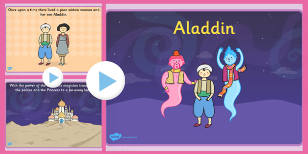 Aladdin Story PowerPoint (teacher made)