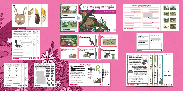 The Messy Magpie Guided Reading Pack (teacher made)