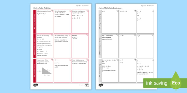 GCSE Algebra Revision for Higher Level | KS4 Maths | Beyond