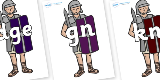 FREE! - Silent Letters on Roman Soldiers (teacher made)