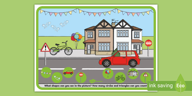 👉 Circles and Triangles Can You Find...? Poster