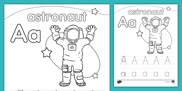 astronaut activity sheets