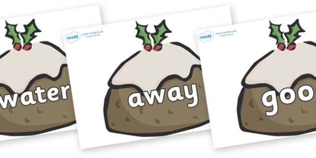 Next 200 Common Words on Christmas Puddings - Next 200 Common Words on