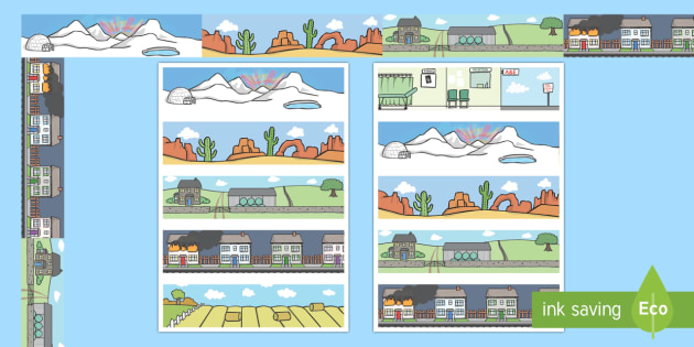 👉 Small World Display Borders - Small World Area Display Lettering