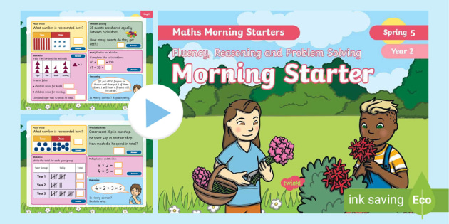 👉 Year 2 5 minute filler question PowerPoint