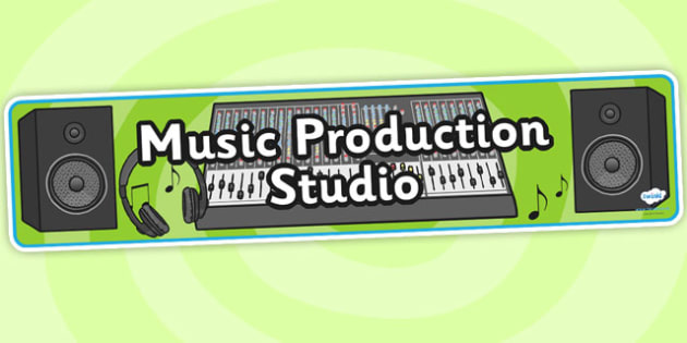 Music Production Studio Role Play Banner-music production studio, music ...