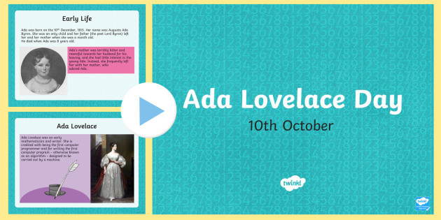 Ada Lovelace Day 11th October PowerPoint