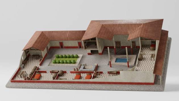 Roman Villa Layout Rooms