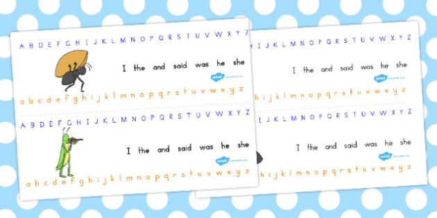 The Ant and the Grasshopper Alphabet Strips