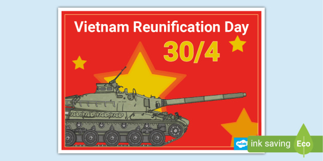 Poster Ngày Thống Nhất 30/4 (Teacher-Made)