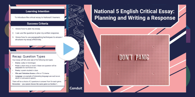National 5 English Resources | twinkl.co.uk