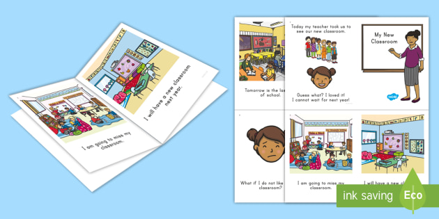 Classroom Transition Emergent Reader (teacher made)