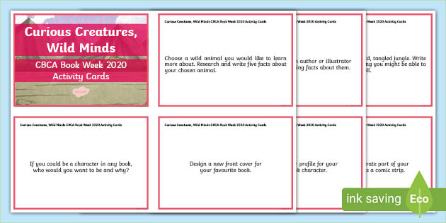 CBCA Book Week 2020 Activity Cards