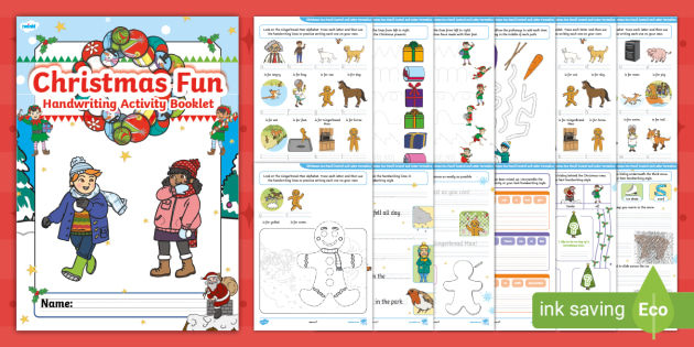 Christmas Handwriting Worksheets | twinkl.com.au