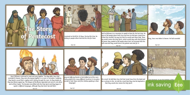 The Story of the Pentecost Mini Book (teacher made)