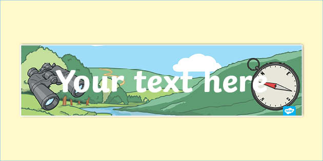 Google Classroom Header Geography (teacher made)