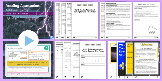Year 5 Term 1 Non-Fiction Reading Assessment Guided Lesson Teaching Pack