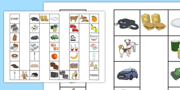 Plural or Singular Board Game (teacher made)