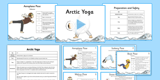 Arctic Yoga Story PowerPoint Pack (teacher made)