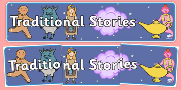 Traditional Stories Display Banner - traditional stories