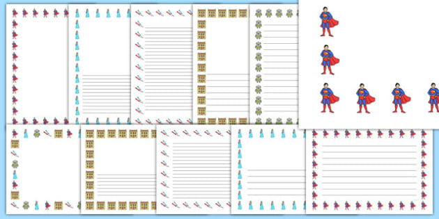 Toys Themed Page Borders (teacher made)