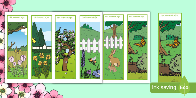Spring Bookmarks (teacher made)