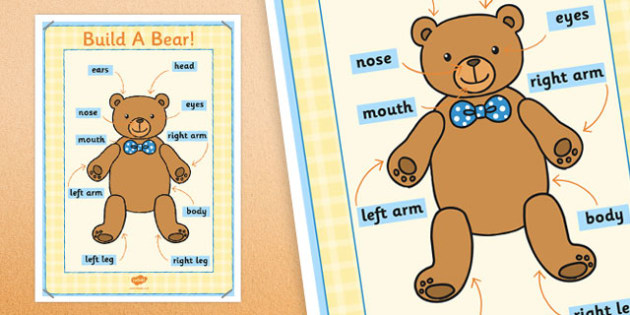 Large Format Build a Bear Poster (teacher made)