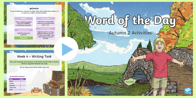 Word of the Day Autumn 2 PowerPoint (Teacher-Made)