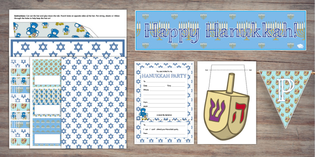 Hanukkah Party Pack | Twinkl Party (teacher made)