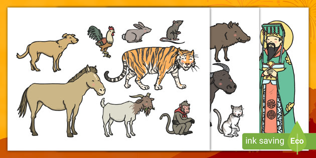Chinese New Year Story Stick Puppets | Twinkl EYFS Resources