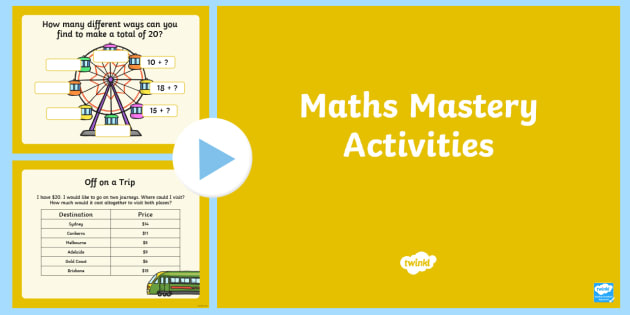 Year 1 Maths Mastery PowerPoint (teacher made) Year 1 Maths Mastery PowerPoint (teacher made)