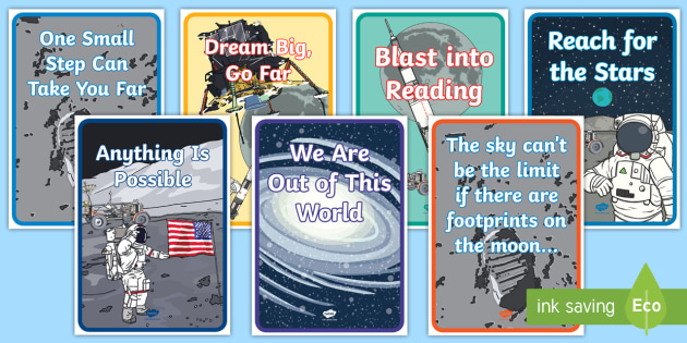 Moon Landing-Themed Posters | Moon Poster (teacher made)