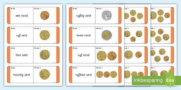 FREE! - Suid-Afrikaanse Muntstukke Paskaartjies