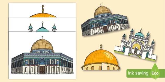 Mosque Display Cut-Out - Twinkl - KS1 - RE (teacher made)