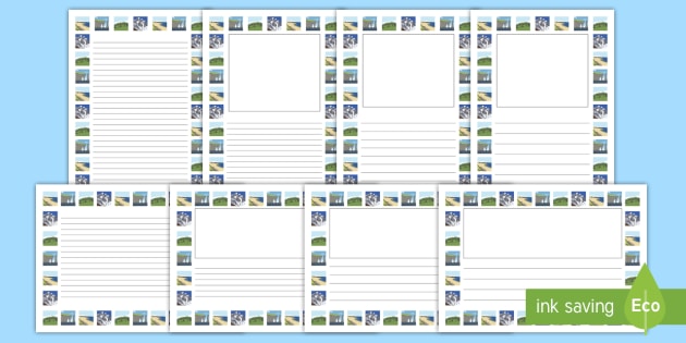 Natural Features Page Border Pack (teacher made)