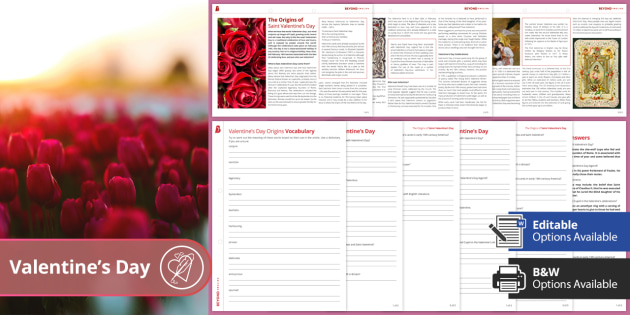 Valentine’s Day Origins KS3 Comprehension | Beyond