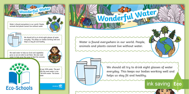 All about water comprehension! (teacher made)