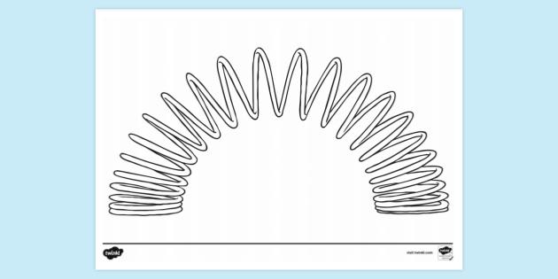 FREE! - Slinky Colouring | Colouring Sheets (teacher made)