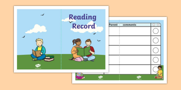 Reading Record Template (teacher made)