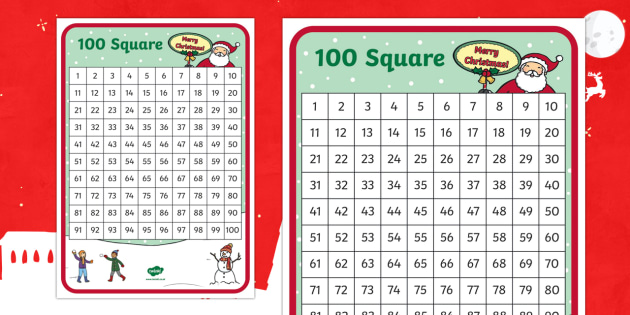 Christmas Number Square