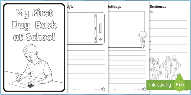 FREE! - Back to School Booklet (teacher made)