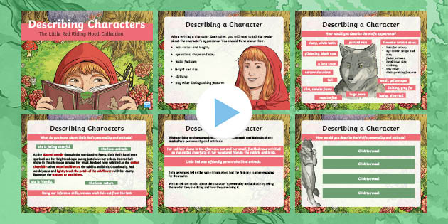 Year 3 Describing a Character PowerPoint (Teacher-Made)