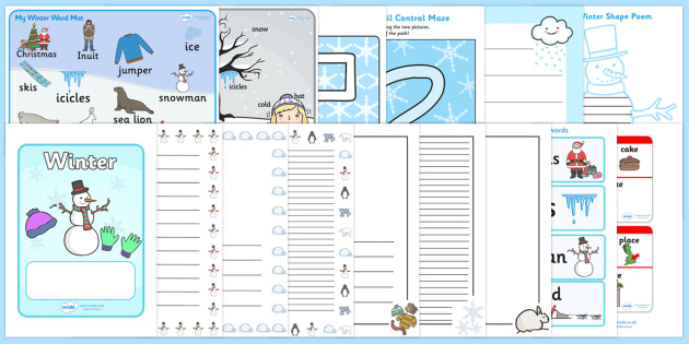 Winter Literacy Resource Pack