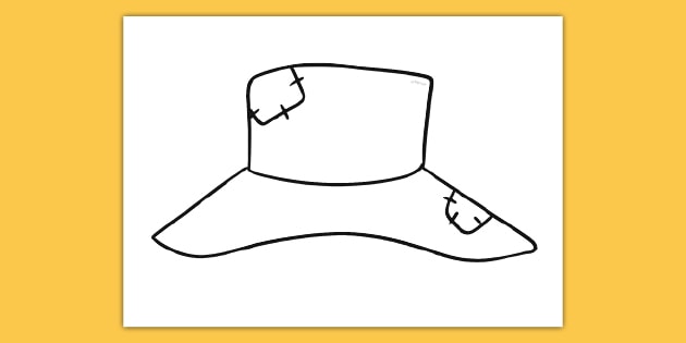 Scarecrow Hat Template Printable Printable Templates